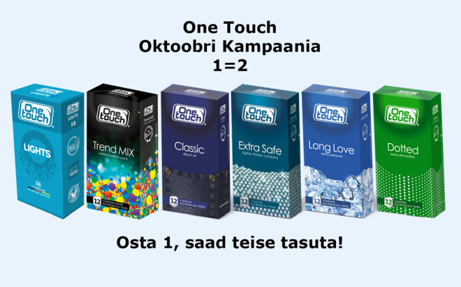 Kondoomid - Durex, One Touch, EXS, Libestid